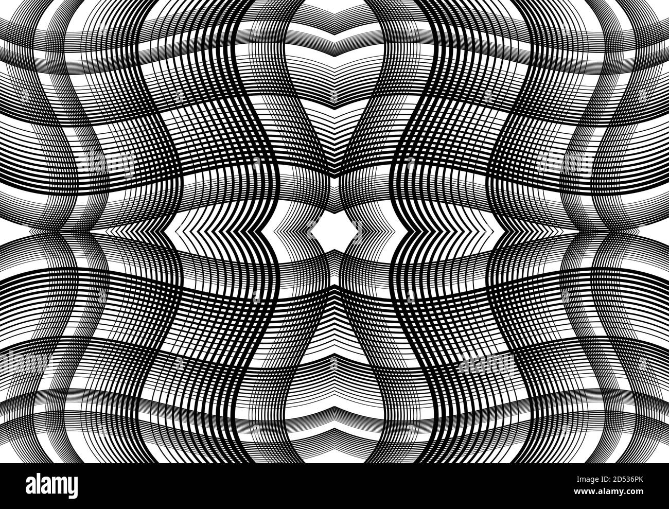 repeatable and tileable grid, mesh of zig-zag, criss-cross and wavy ...