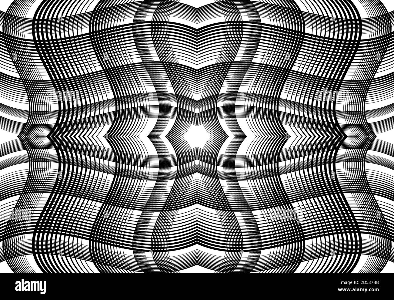 repeatable and tileable grid, mesh of zig-zag, criss-cross and wavy ...