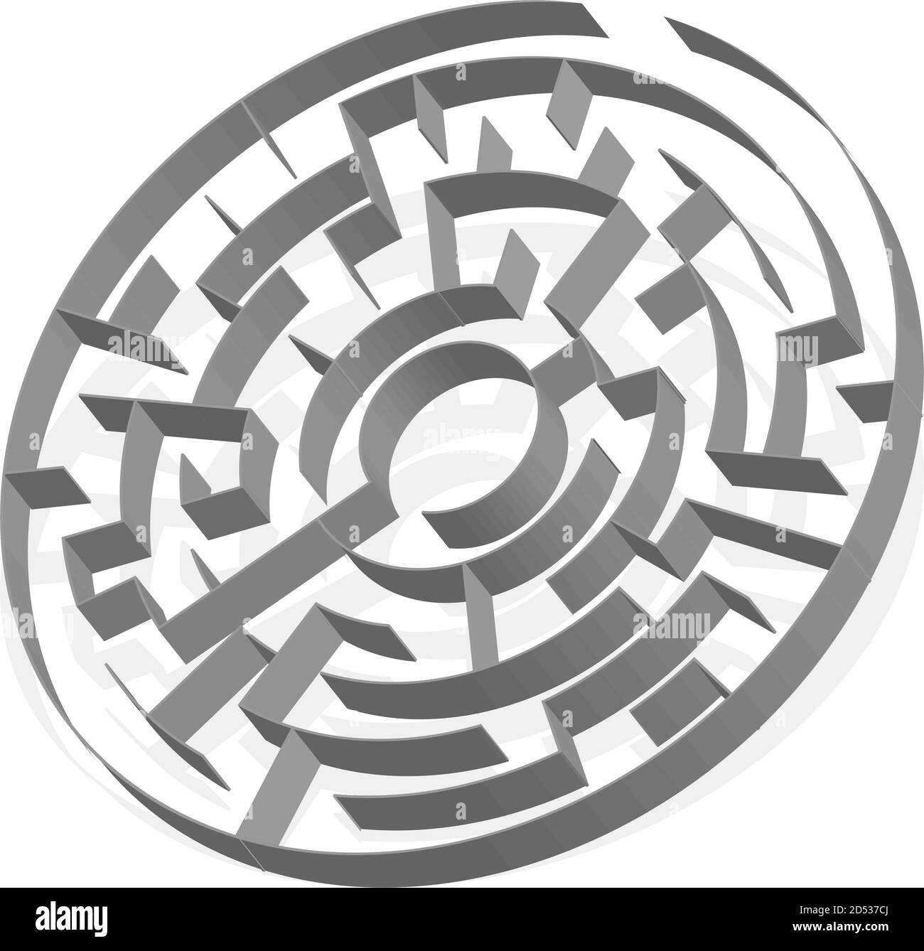 Solvable 3D Mazes, Labyrinths. Puzzle, brain teaser game Stock Vector ...
