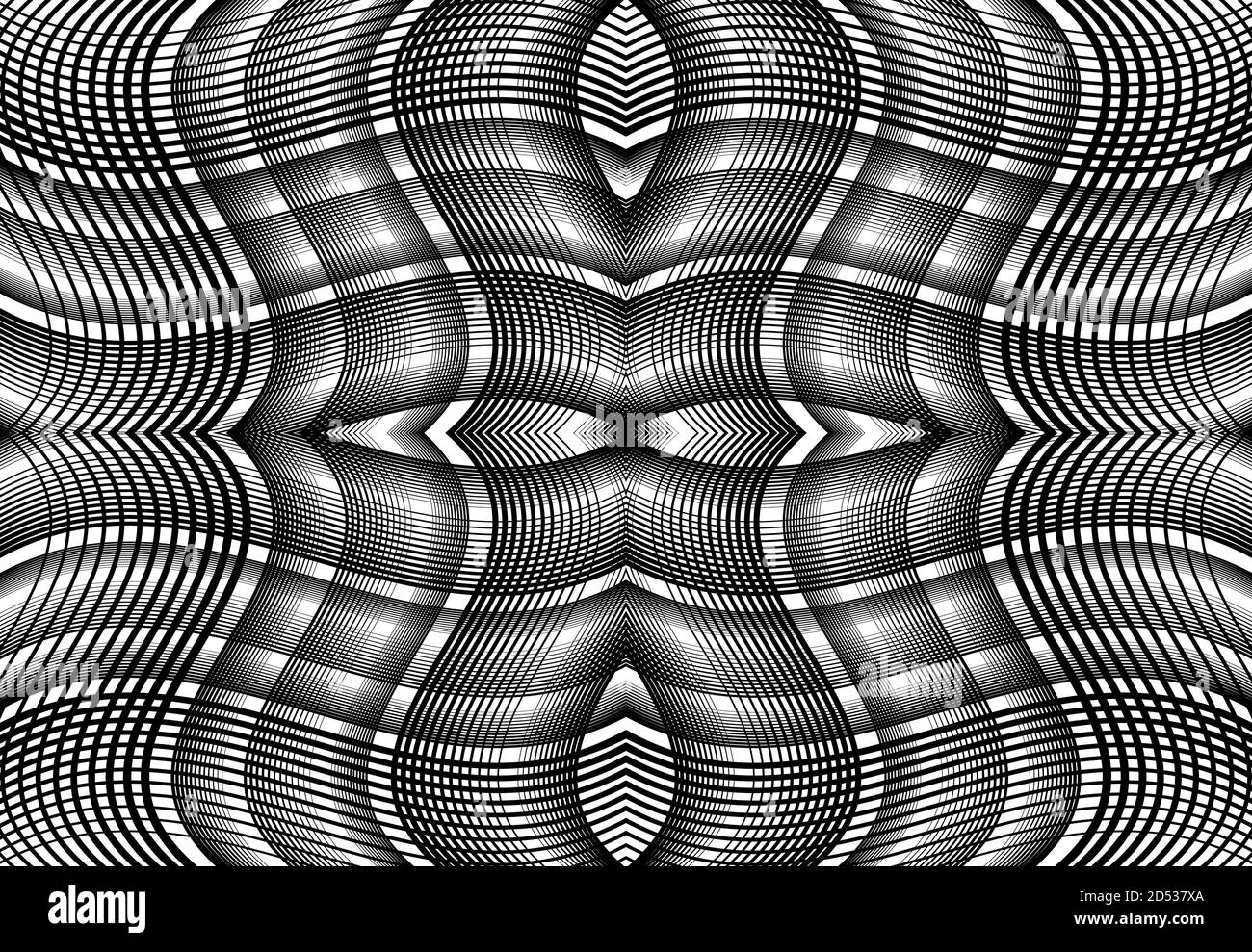 repeatable and tileable grid, mesh of zig-zag, criss-cross and wavy ...