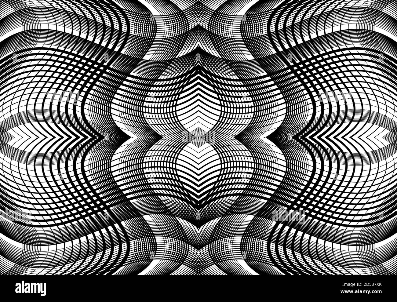 repeatable and tileable grid, mesh of zig-zag, criss-cross and wavy ...