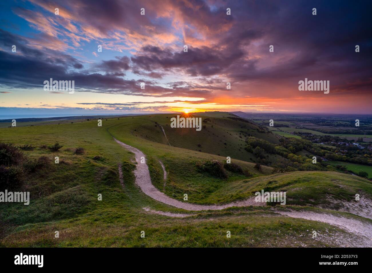 Devil's dyke brighton hiking hi-res stock photography and images - Alamy