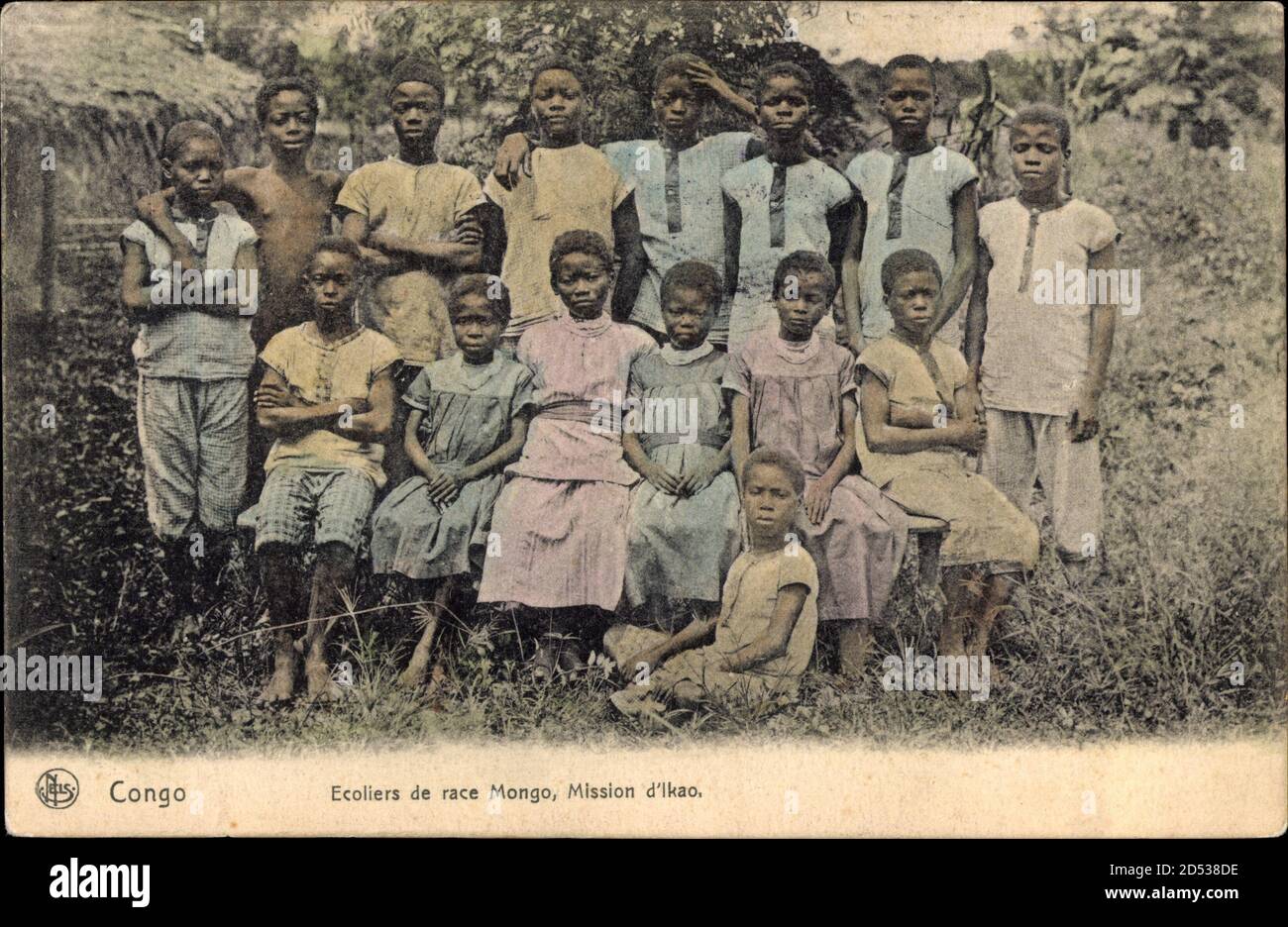 Demokratische Republik Kongo Zaire, Ecoliers de race Mongo, Mission ...