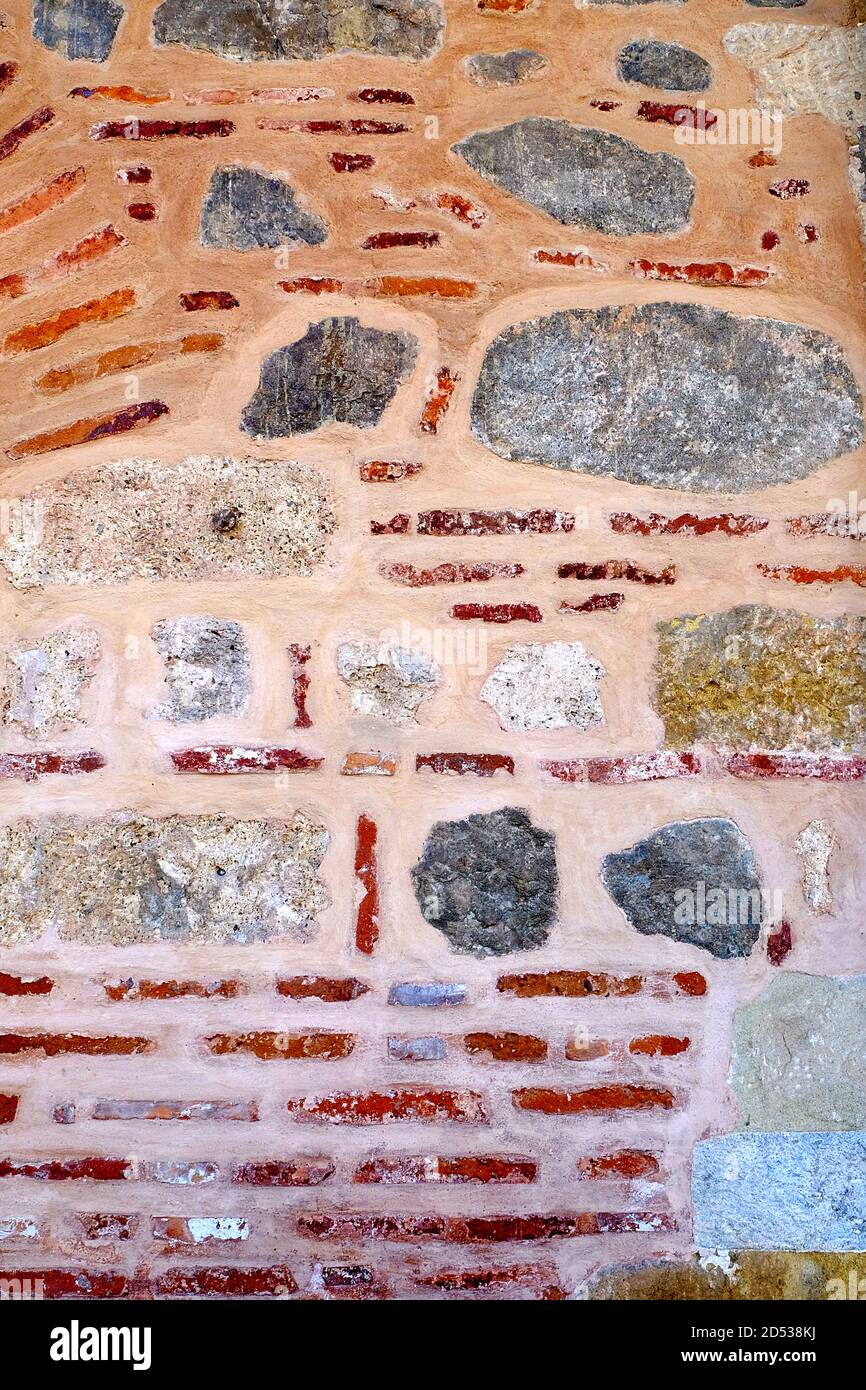 Ancient roman stone brick wall hi-res stock photography and images - Alamy