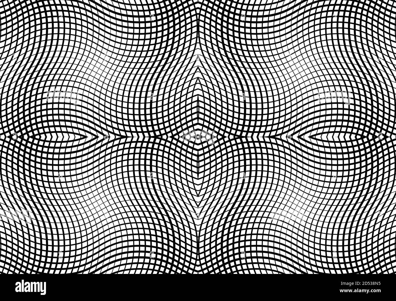 repeatable and tileable grid, mesh of zig-zag, criss-cross and wavy ...