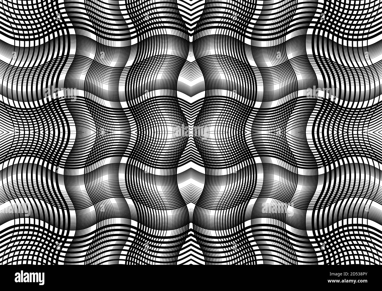 repeatable and tileable grid, mesh of zig-zag, criss-cross and wavy ...