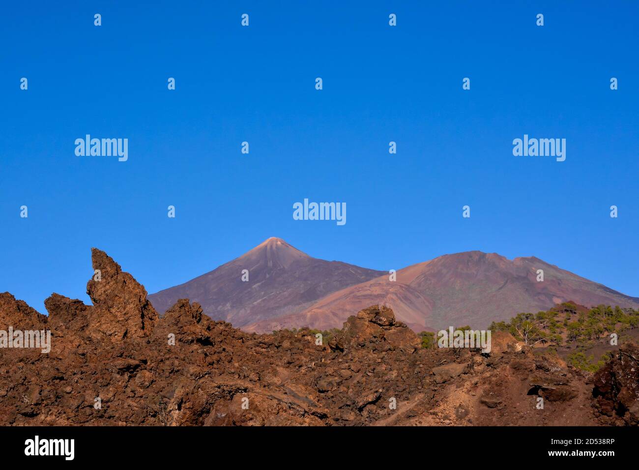 Volcan Basaltic Mountain Stock Photo - Alamy