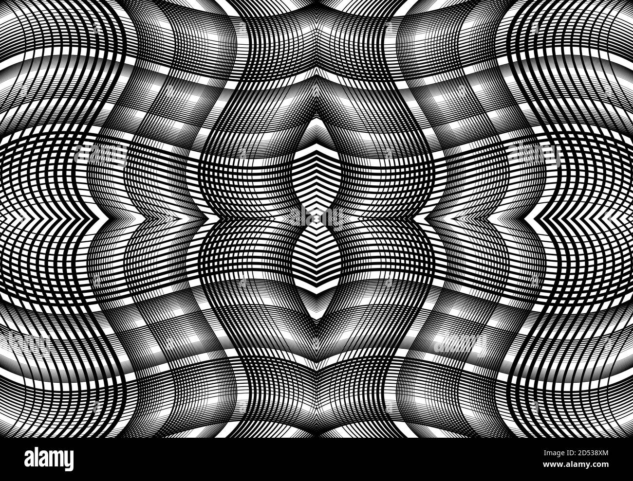 repeatable and tileable grid, mesh of zig-zag, criss-cross and wavy ...