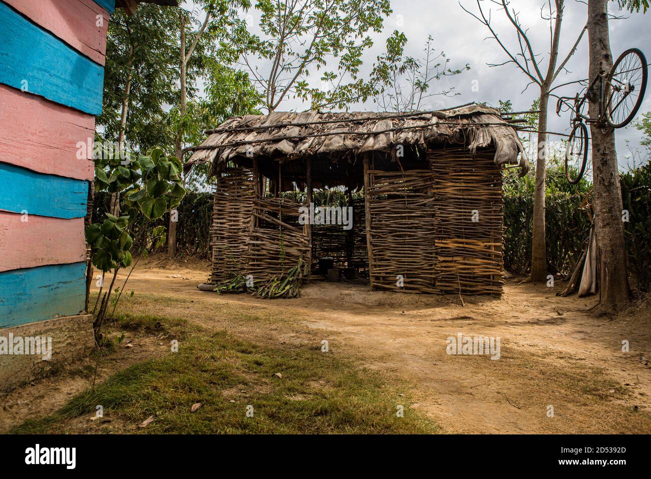 Haiti rural wooden house Stock Photo - Alamy