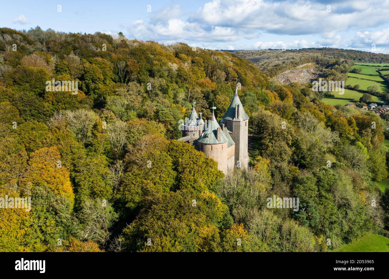 Castell Coch in Autumn Stock Photo - Alamy