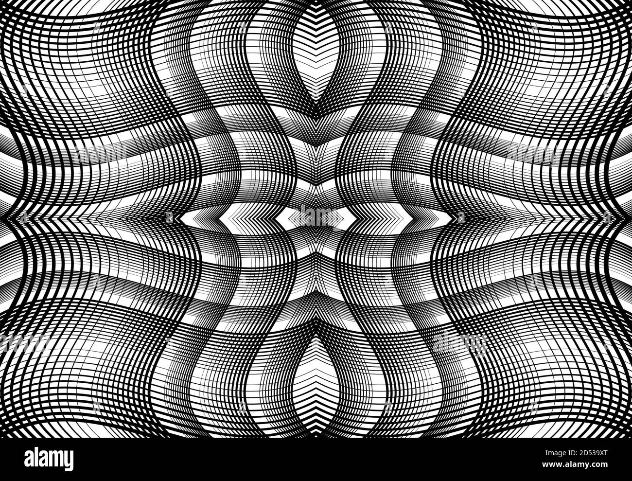 repeatable and tileable grid, mesh of zig-zag, criss-cross and wavy ...