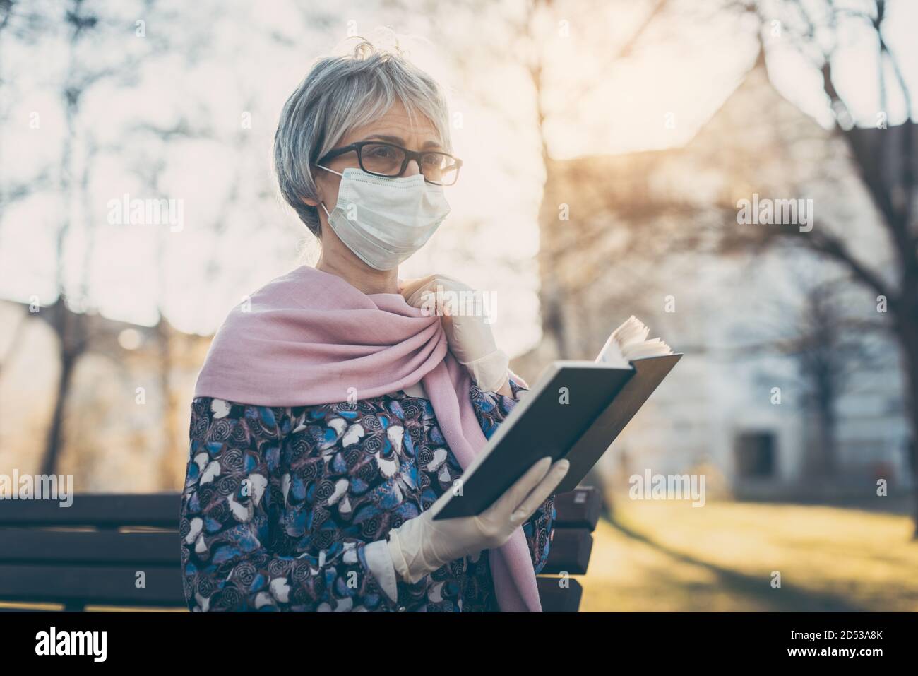 Woman praying reading bible in hi-res stock photography and images - Alamy