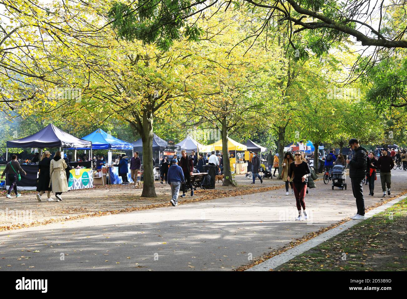 Victoria Park Hackney Autumn High Resolution Stock Photography and ...