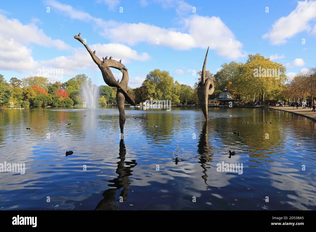 Victoria Park Hackney Autumn High Resolution Stock Photography and ...
