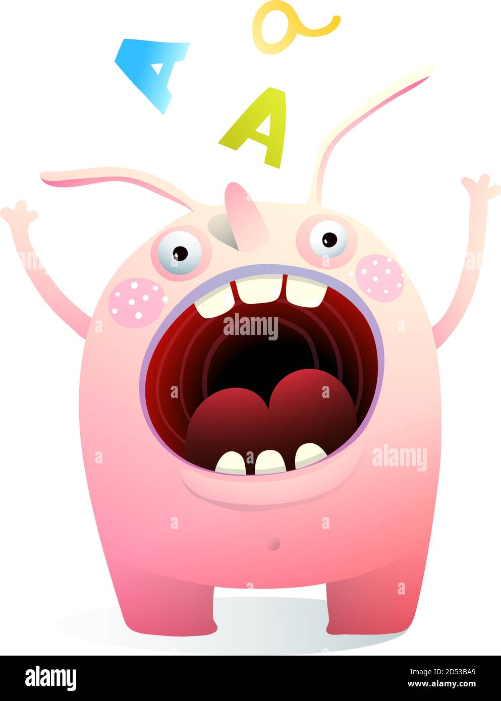 Kids face to face shouting Stock Vector Images - Alamy