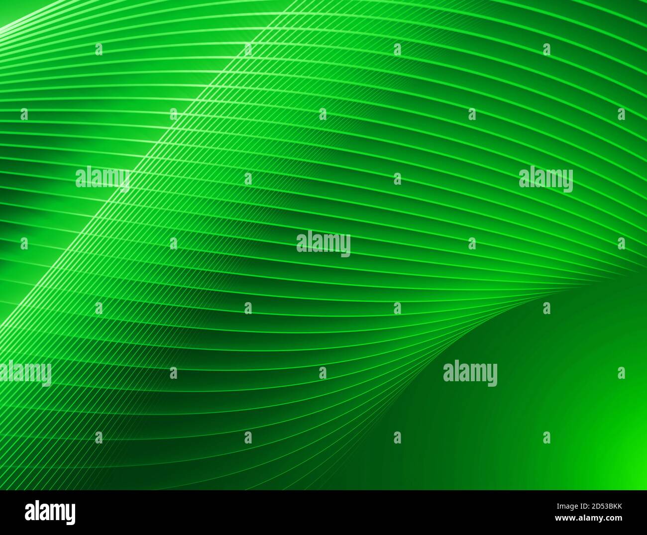 Green wavy abstract background Stock Photo - Alamy