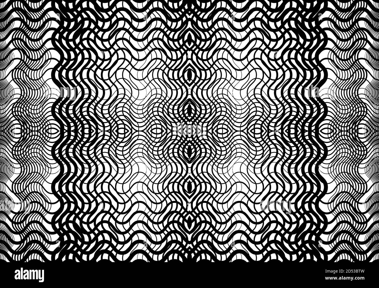 repeatable and tileable grid, mesh of zig-zag, criss-cross and wavy ...