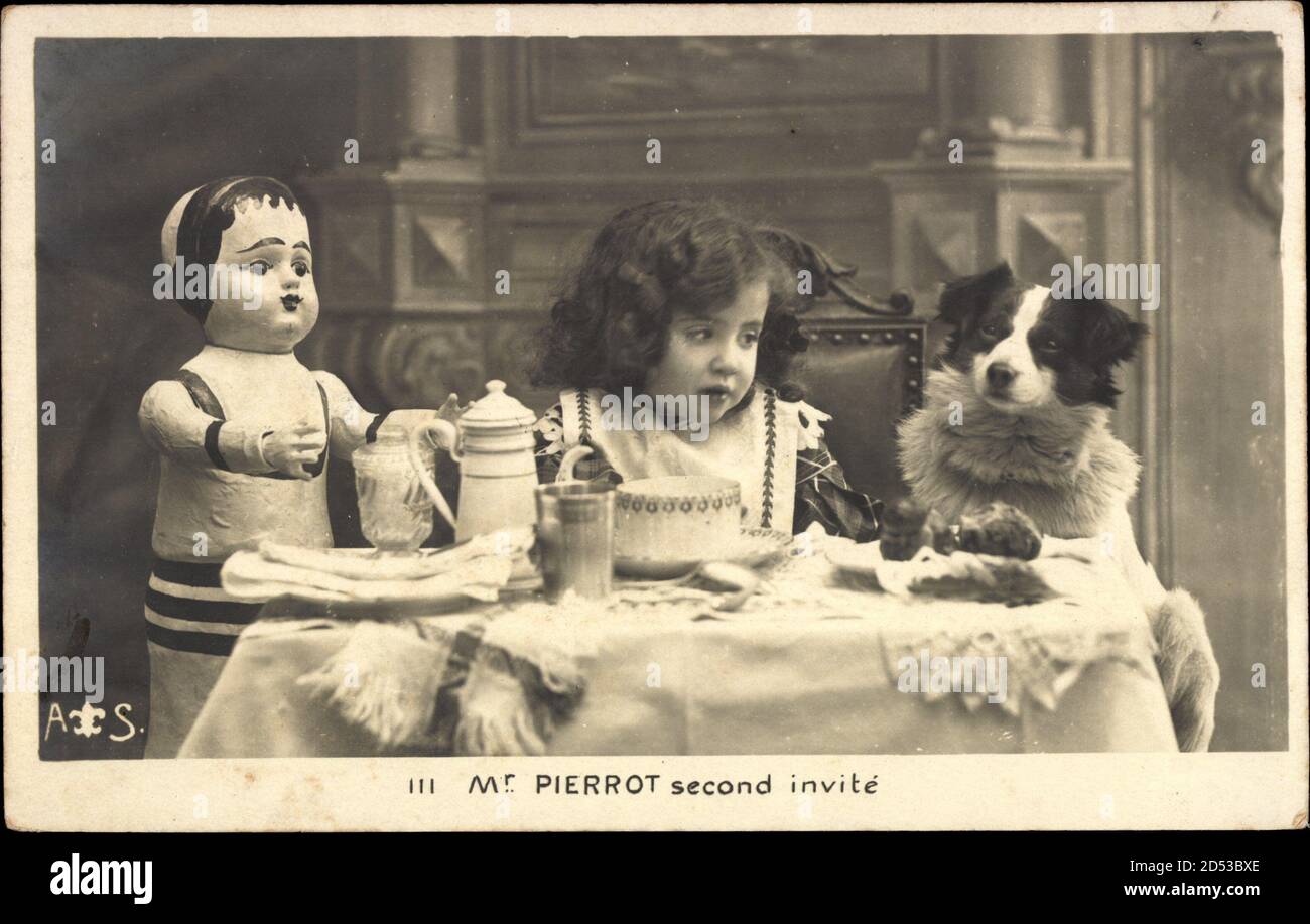 Dog pierrot hi-res stock photography and images - Alamy
