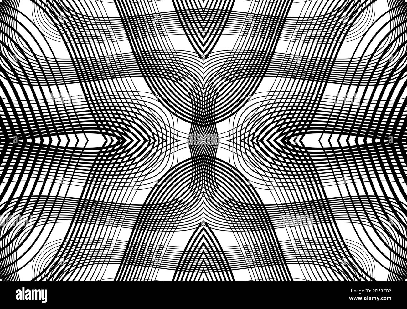 repeatable and tileable grid, mesh of zig-zag, criss-cross and wavy ...