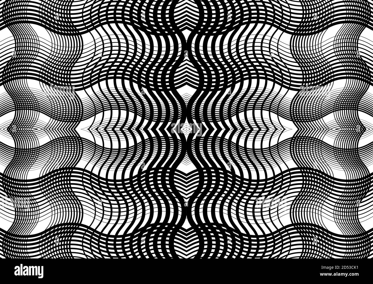 repeatable and tileable grid, mesh of zig-zag, criss-cross and wavy ...