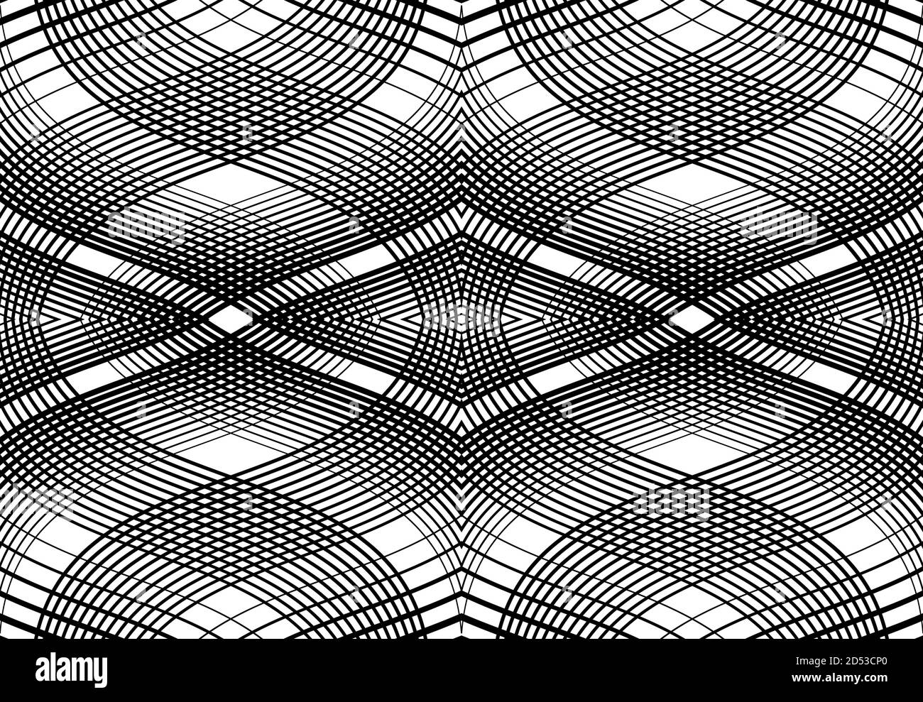 repeatable and tileable grid, mesh of zig-zag, criss-cross and wavy ...