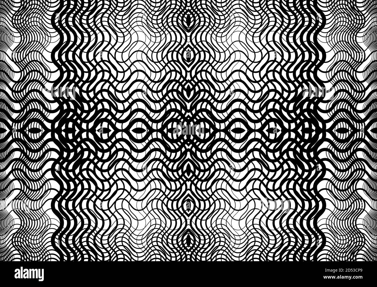 repeatable and tileable grid, mesh of zig-zag, criss-cross and wavy ...