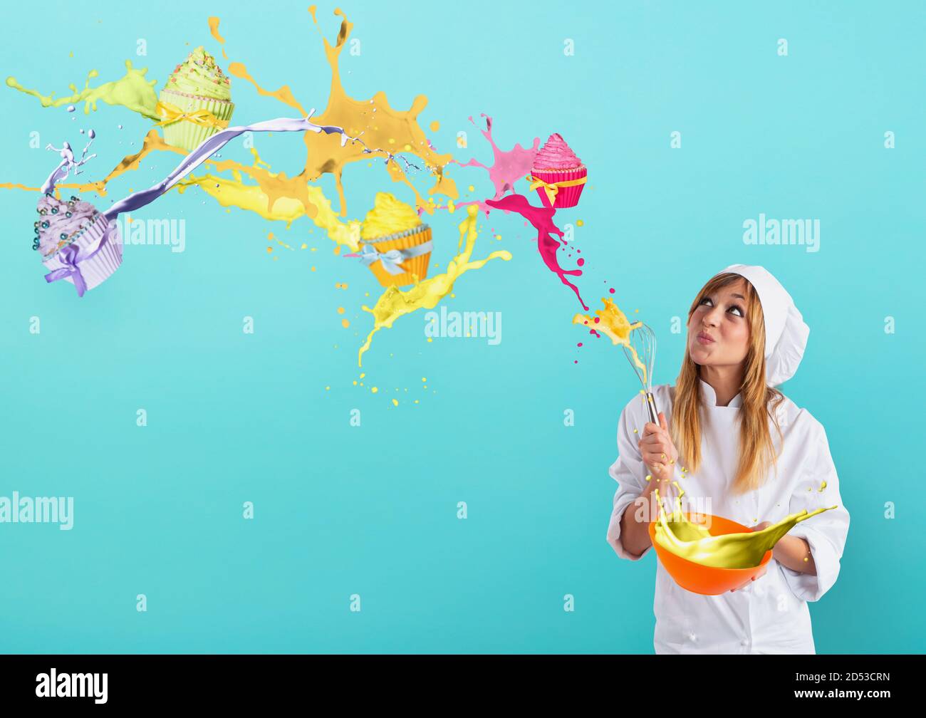 Mixing recipe hi-res stock photography and images - Alamy