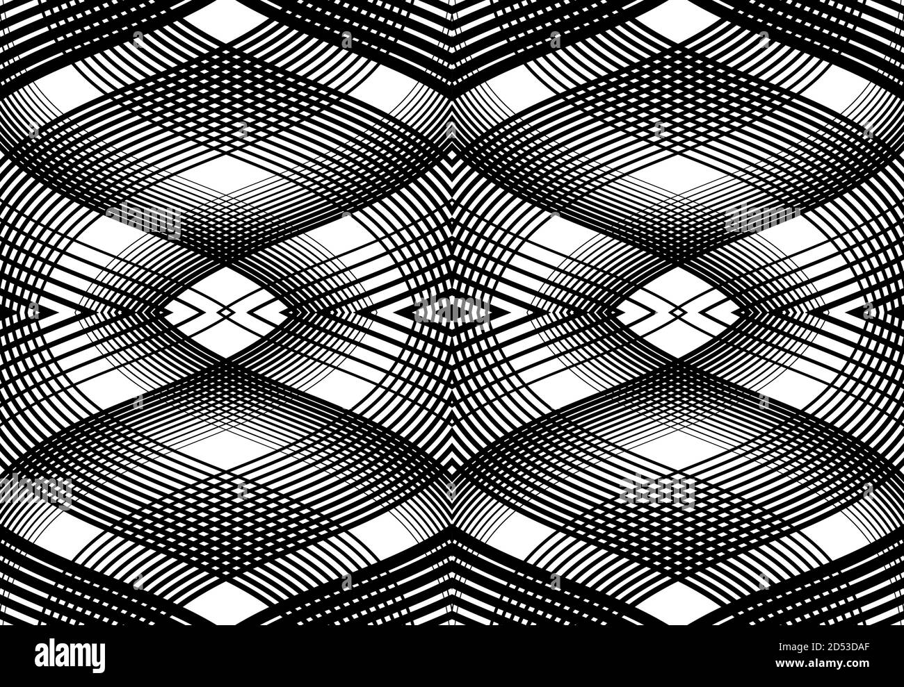 repeatable and tileable grid, mesh of zig-zag, criss-cross and wavy ...