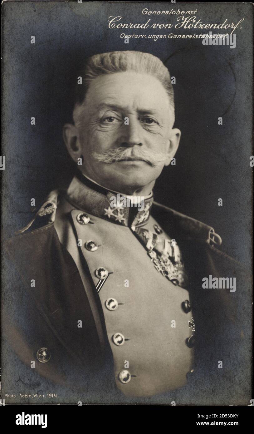 Österr. Ungar. General Franz Conrad von Hötzendorf, Portrait | usage ...