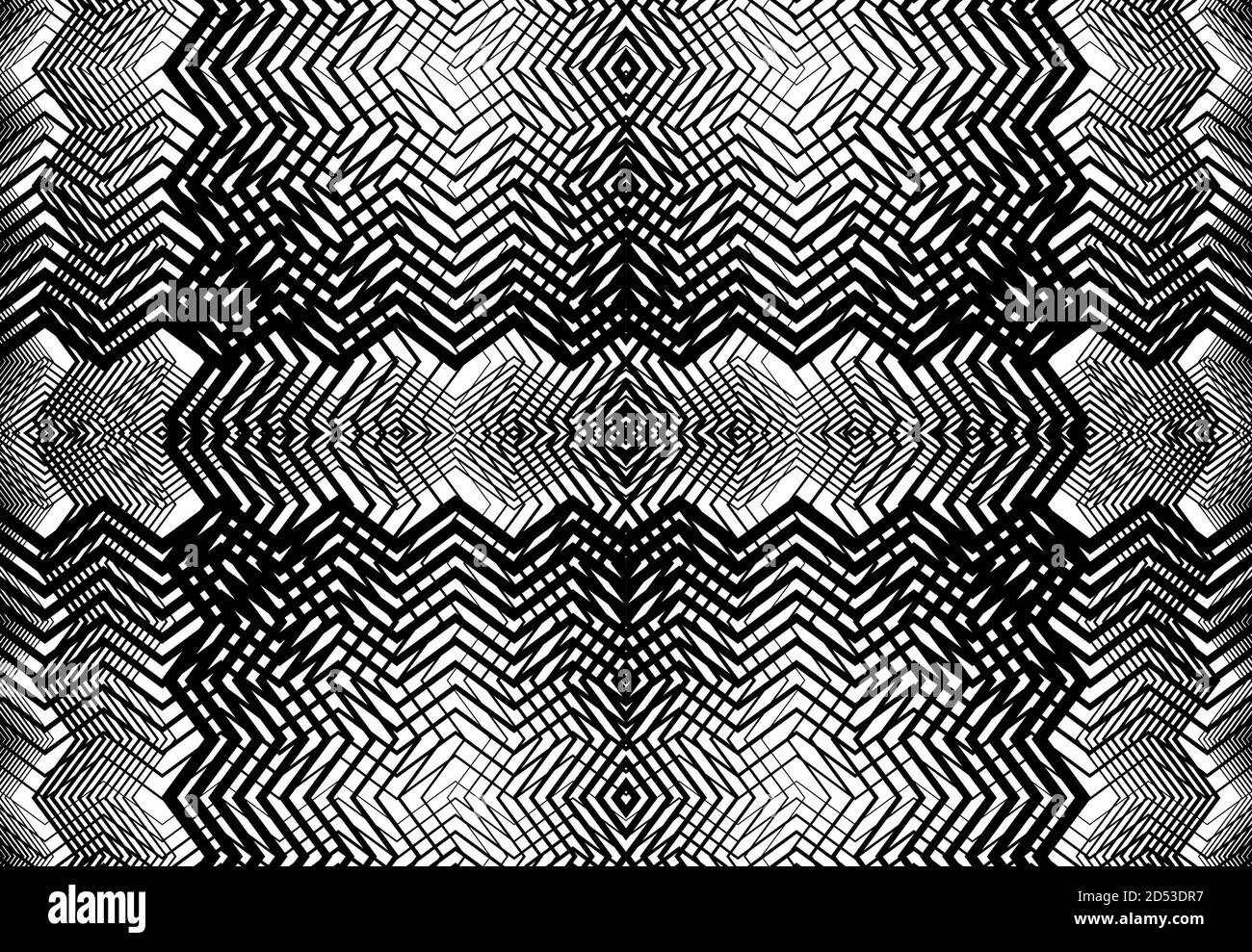 repeatable and tileable grid, mesh of zig-zag, criss-cross and wavy ...