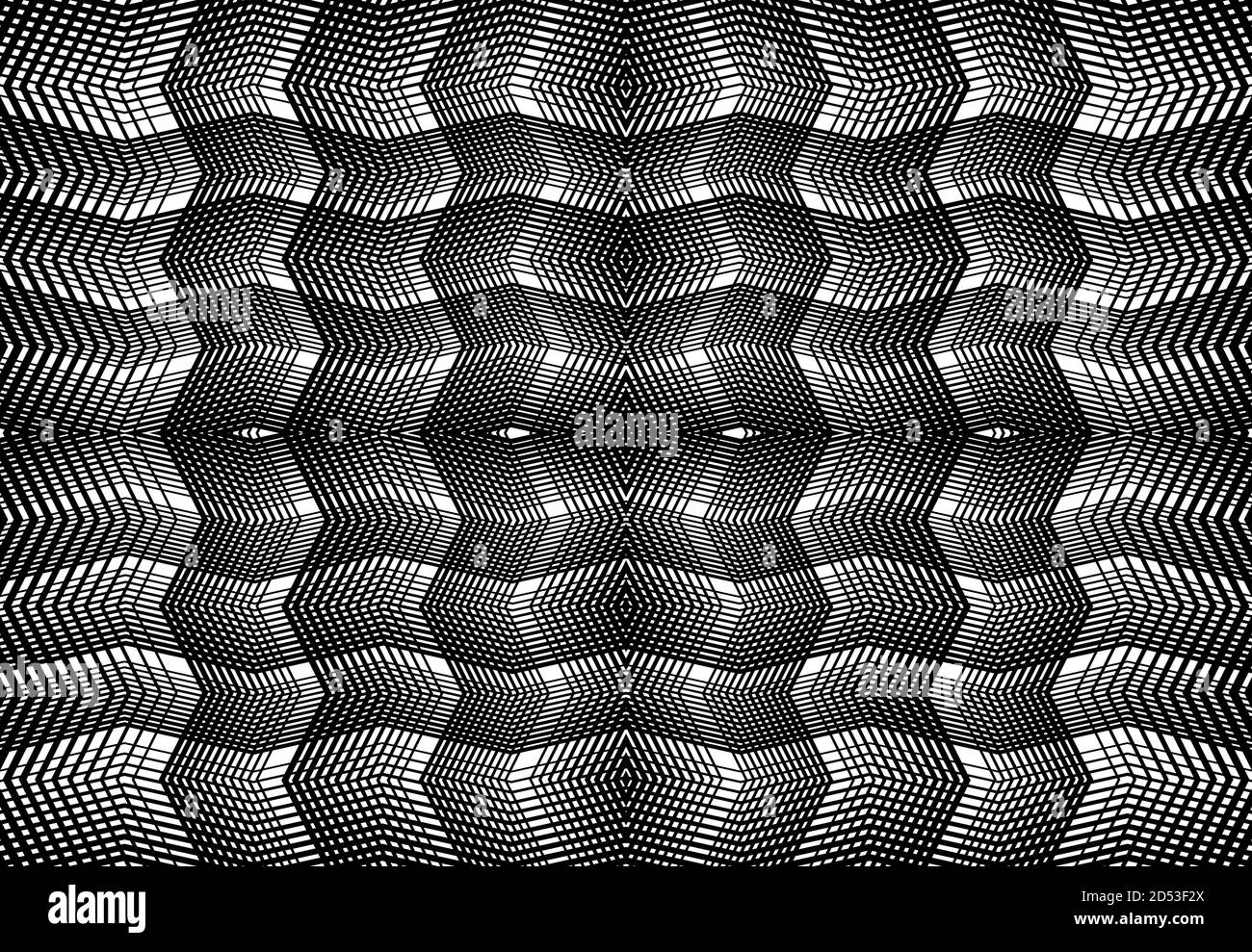 repeatable and tileable grid, mesh of zig-zag, criss-cross and wavy ...