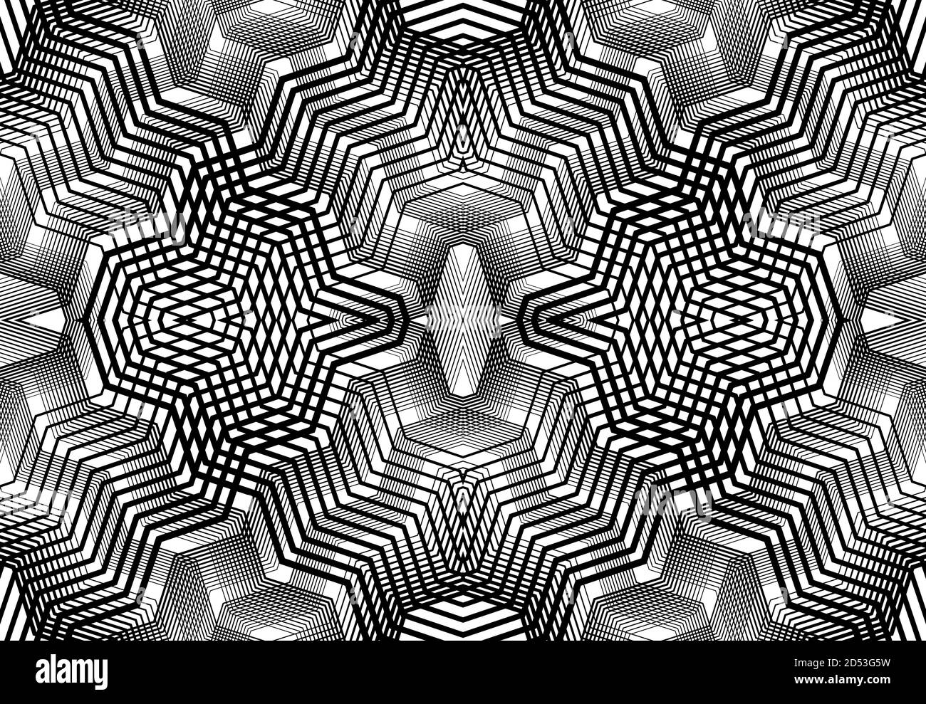 repeatable and tileable grid, mesh of zig-zag, criss-cross and wavy ...