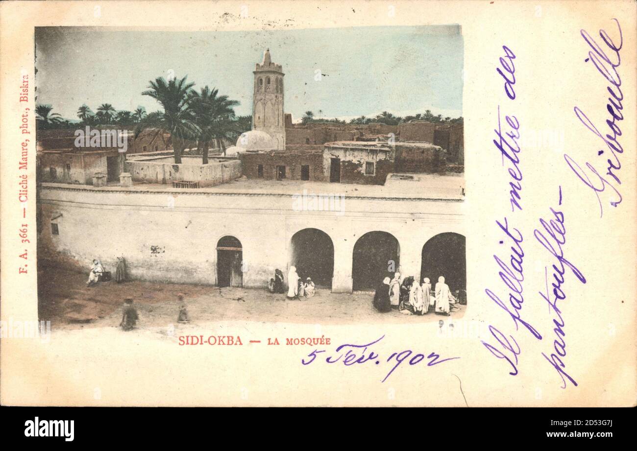 Sidi Okba Algerien, La Mosquée, Ansicht der Moschee | usage worldwide ...