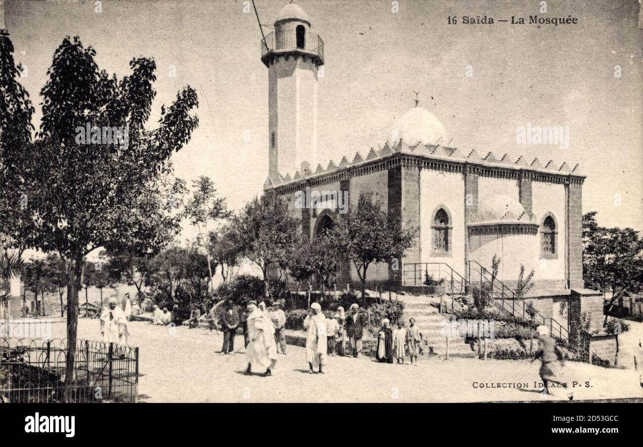 Saida Algerien, La Mosquée, Ansicht der Moschee | usage worldwide Stock ...