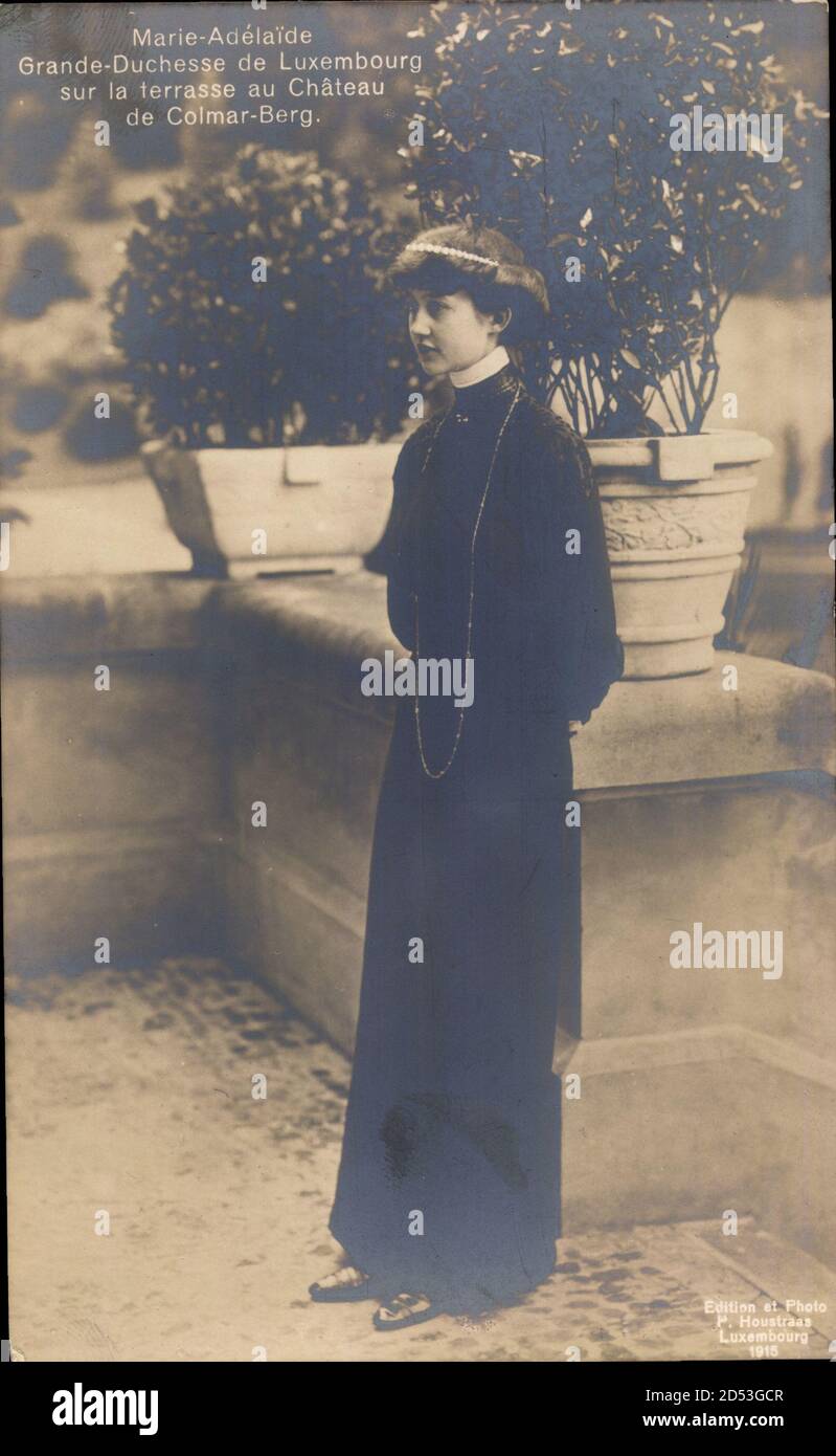 Grande Duchesse Marie Adelaide de Luxembourg, Großherzogin | usage ...