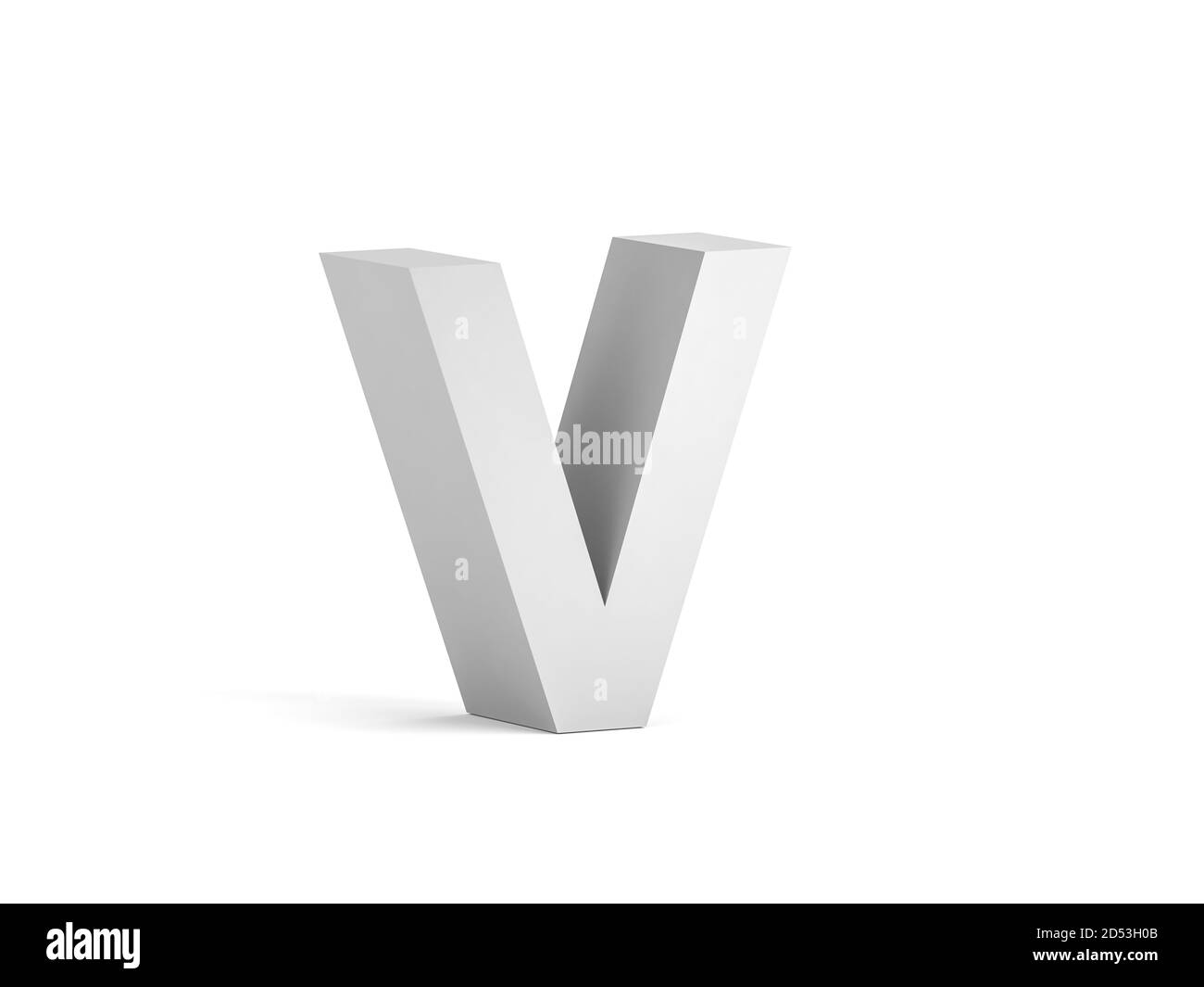 3d Letter V