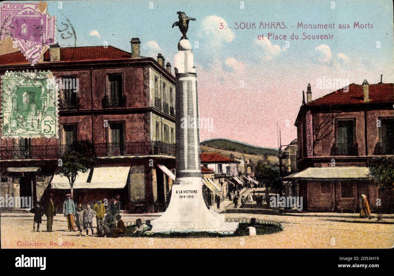 Souk Ahras Algerien, Monument aux Morts et Place du Souvenir | usage ...