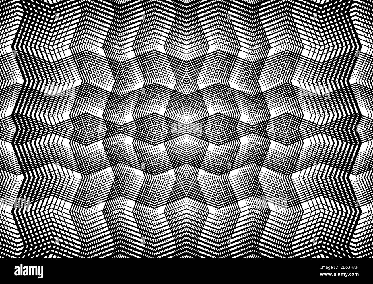 repeatable and tileable grid, mesh of zig-zag, criss-cross and wavy ...