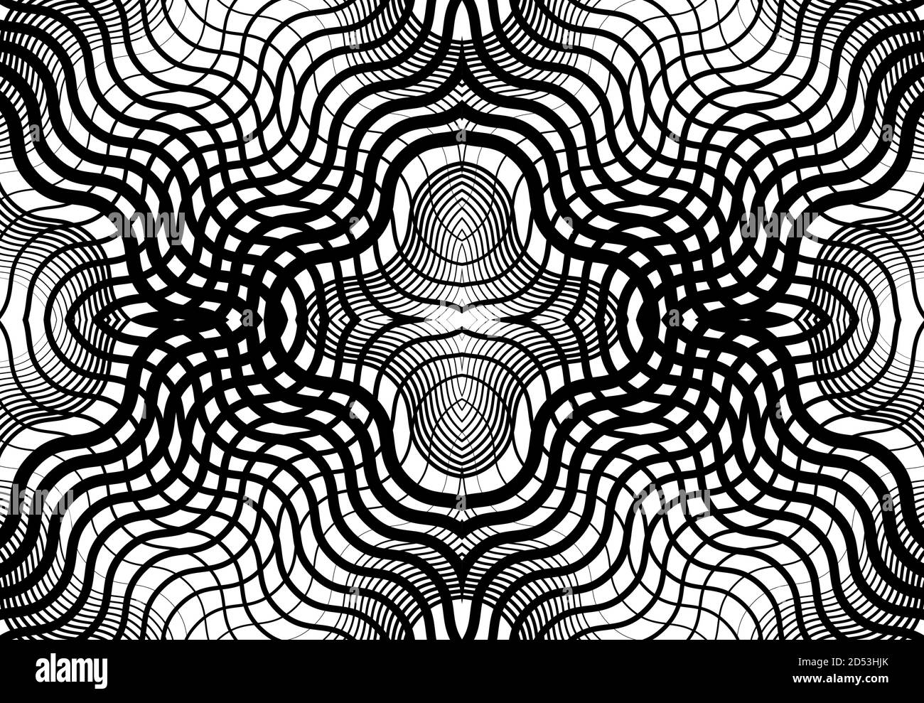 repeatable and tileable grid, mesh of zig-zag, criss-cross and wavy ...