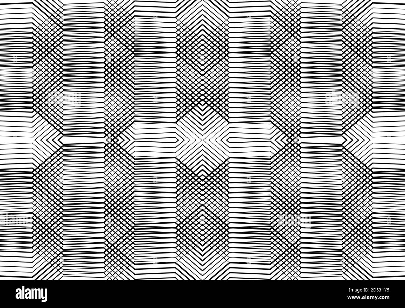repeatable and tileable grid, mesh of zig-zag, criss-cross and wavy ...
