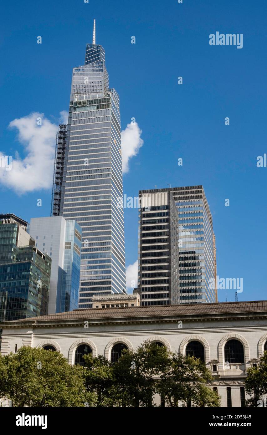 Office Buildings on 42nd Street as seen from Bryant Park, 2021, NYC ...