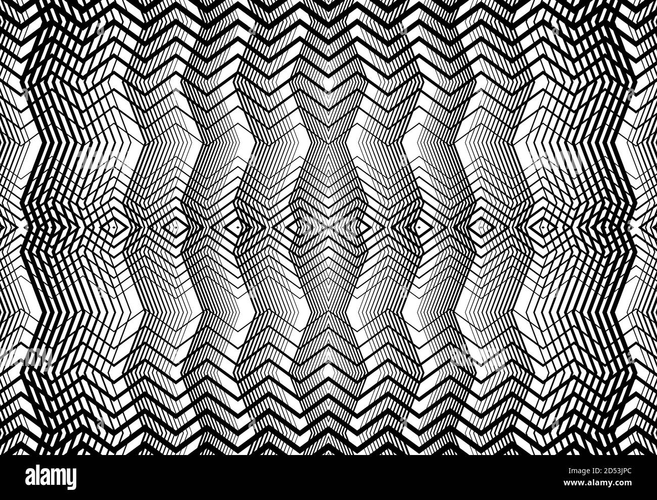 repeatable and tileable grid, mesh of zig-zag, criss-cross and wavy ...