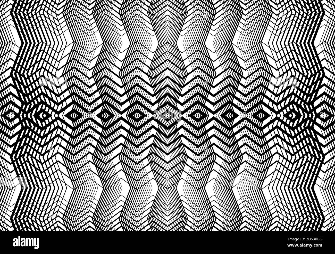repeatable and tileable grid, mesh of zig-zag, criss-cross and wavy ...