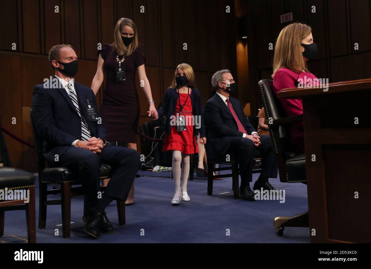 Washington, Dc, USA. 27th July, 2020. Judge Amy Coney Barrett's eldest ...