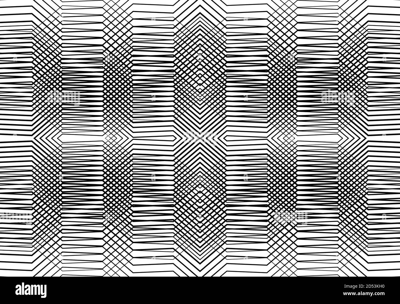 repeatable and tileable grid, mesh of zig-zag, criss-cross and wavy ...