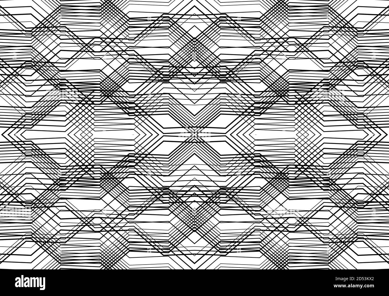 repeatable and tileable grid, mesh of zig-zag, criss-cross and wavy ...