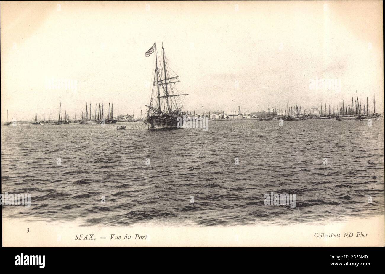 Sfax Tunesien, Blick auf den Hafen, Segelschiffe | usage worldwide ...