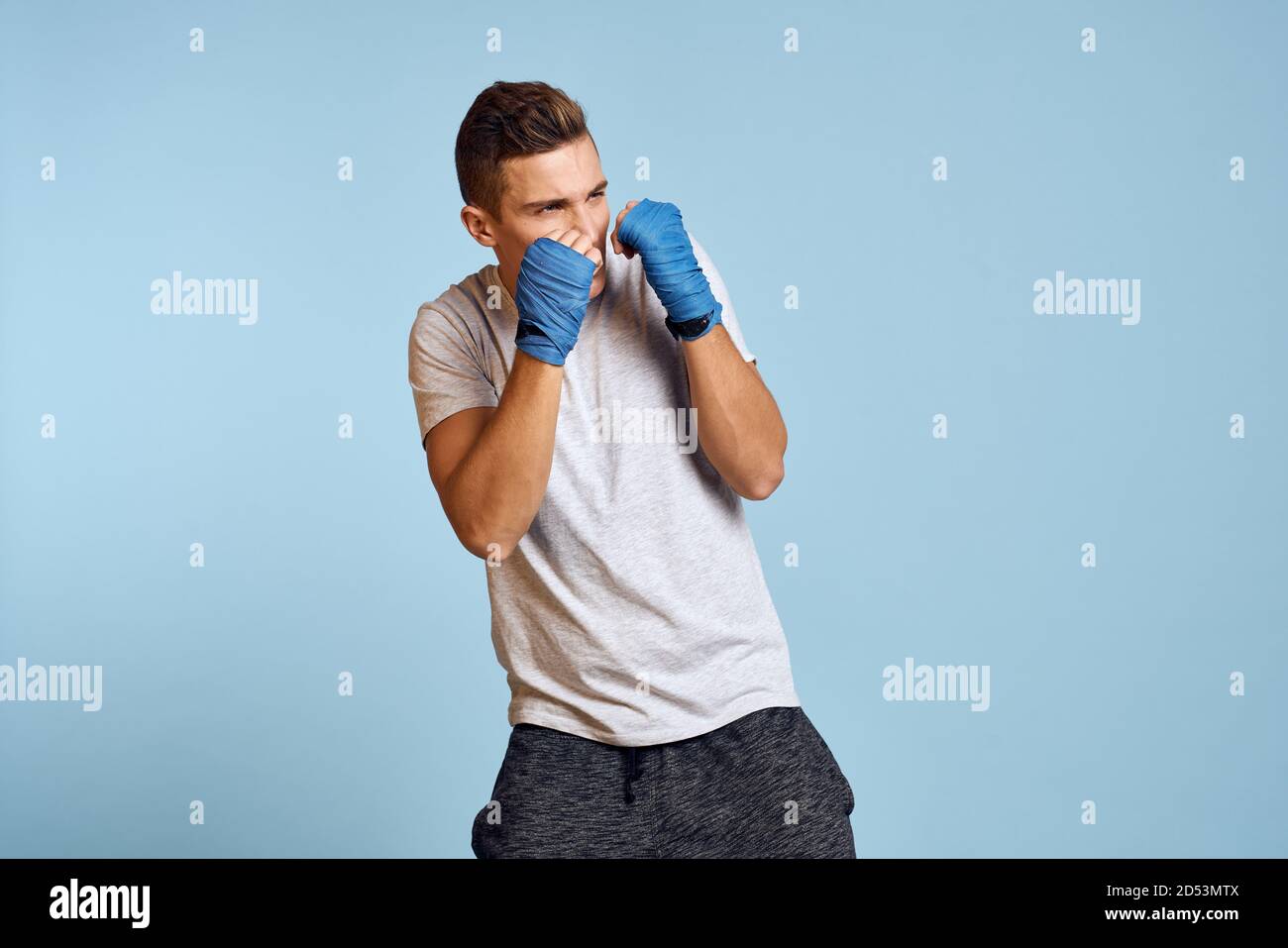 Athlete doing boxing on hi-res stock photography and images - Alamy