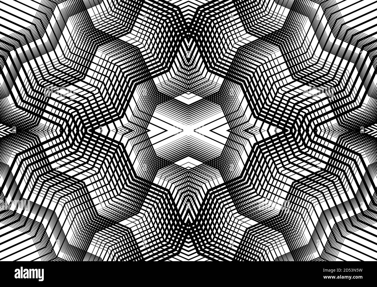 repeatable and tileable grid, mesh of zig-zag, criss-cross and wavy ...