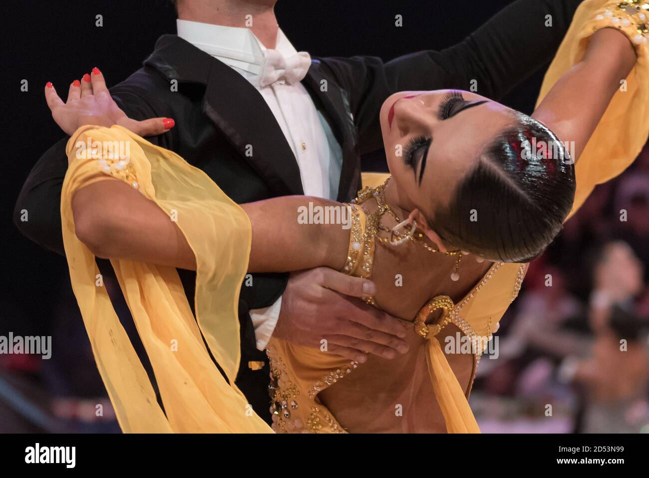 ANKARA, TURKEY - NOVEMBER 04, 2017: People compete in dancesport for ...